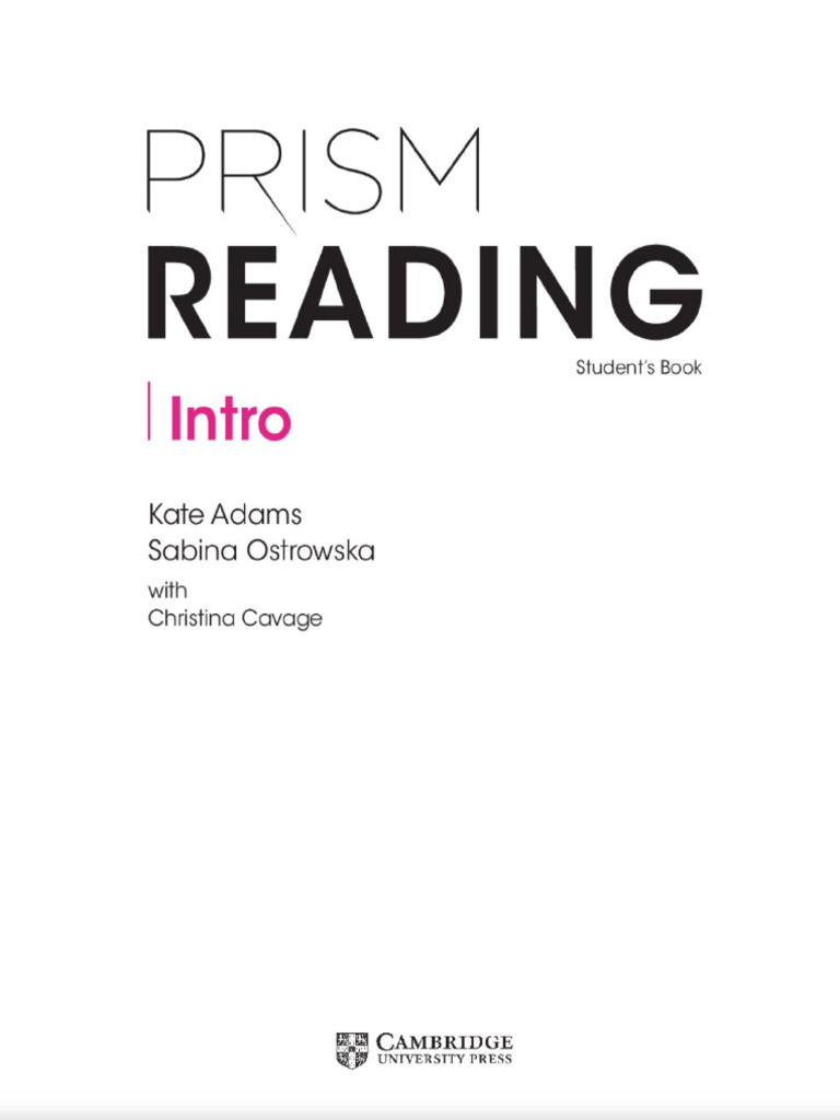Cambridge Prism Reading 2 Student's Book | PDF