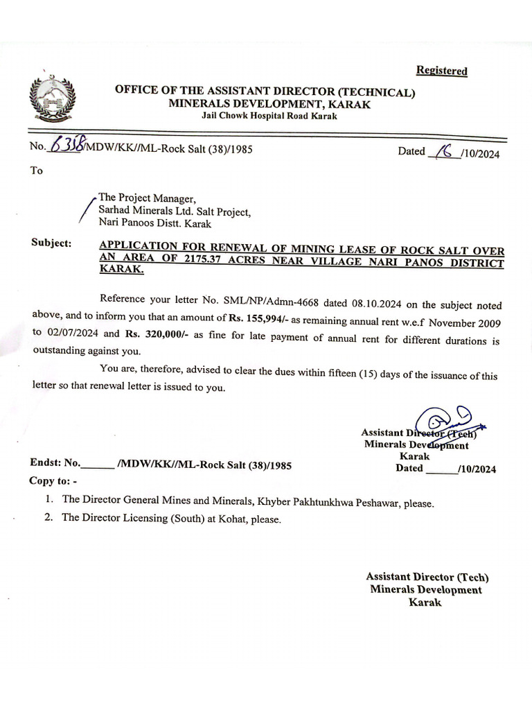 Application For Renewal | PDF