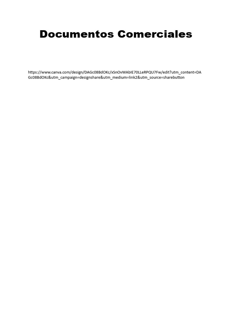 Documentos Comerciales | PDF