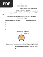 Project Completion Report (Template) | PDF