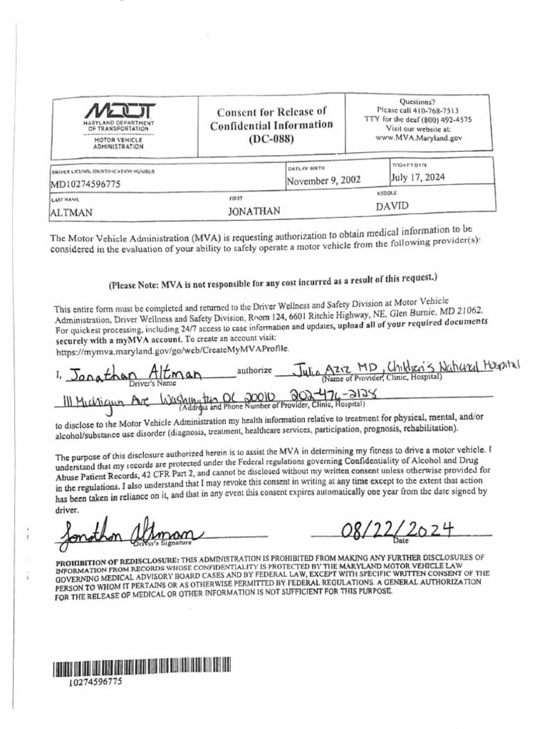 JA DMV Forms Part 1 | PDF