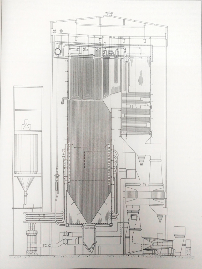 500MW Controlled Circulation Tangentially Coal Fired Boiler | PDF