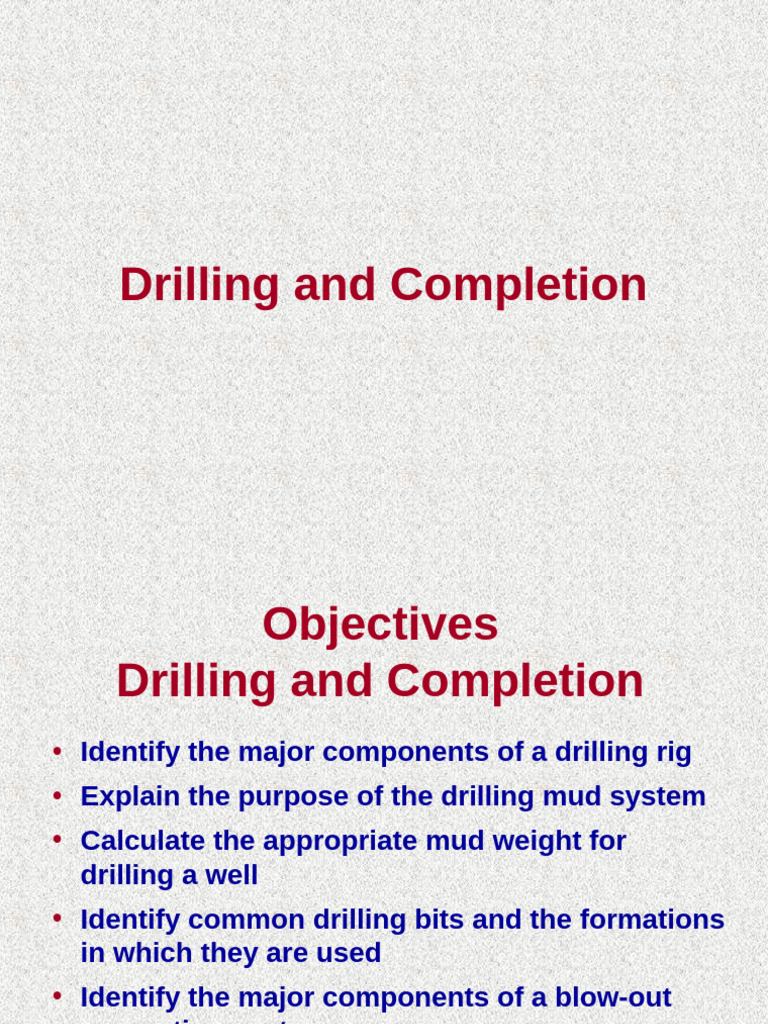 04-Drilling& Completion | PDF | Casing (Borehole) | Oil Well