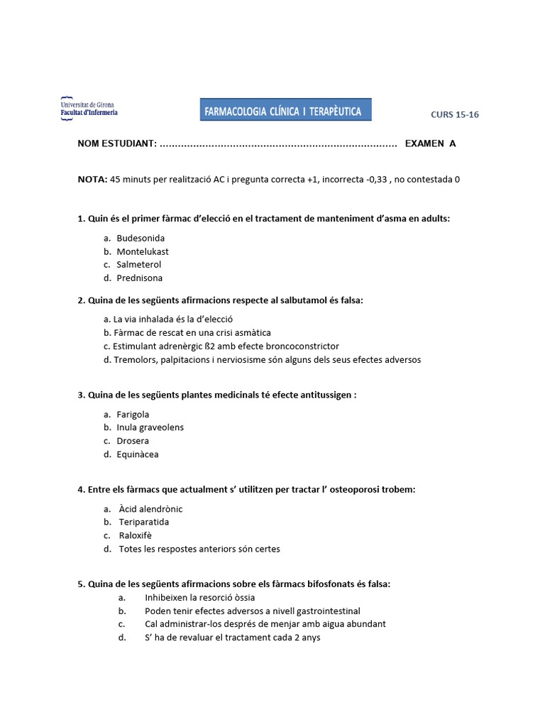 AC4 farmaco 2015-16 | PDF