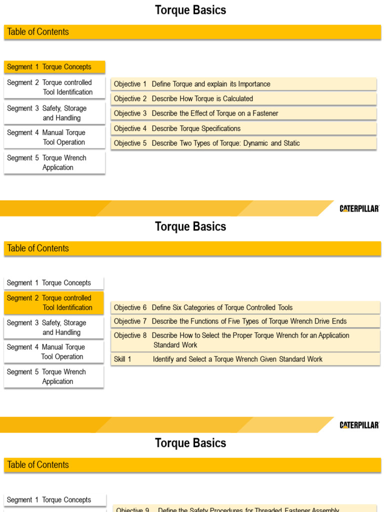 OTD Assembly Torque Basics | PDF | Nut (Hardware) | Screw