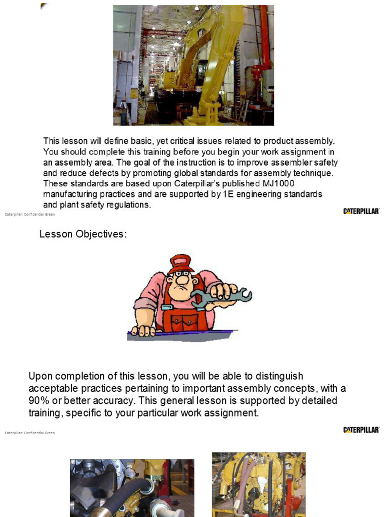 OTD Assembly Standard Practices Course | PDF