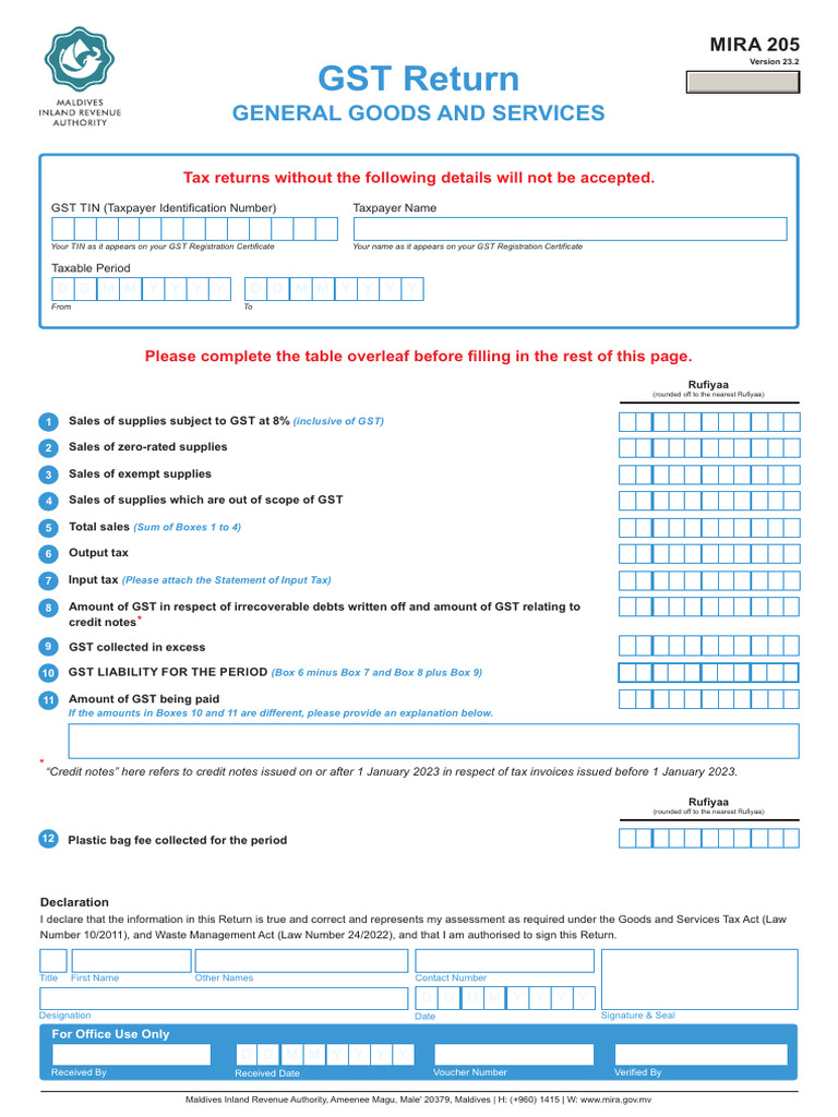 GST Return: General Goods and Services | PDF | Value Added Tax | Taxes