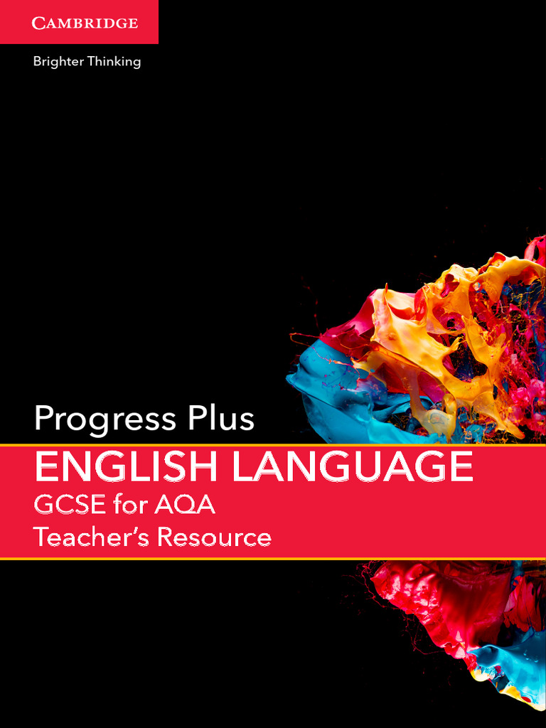 GCSE English Language For AQA Progress Plus Teachers Resource Free ...