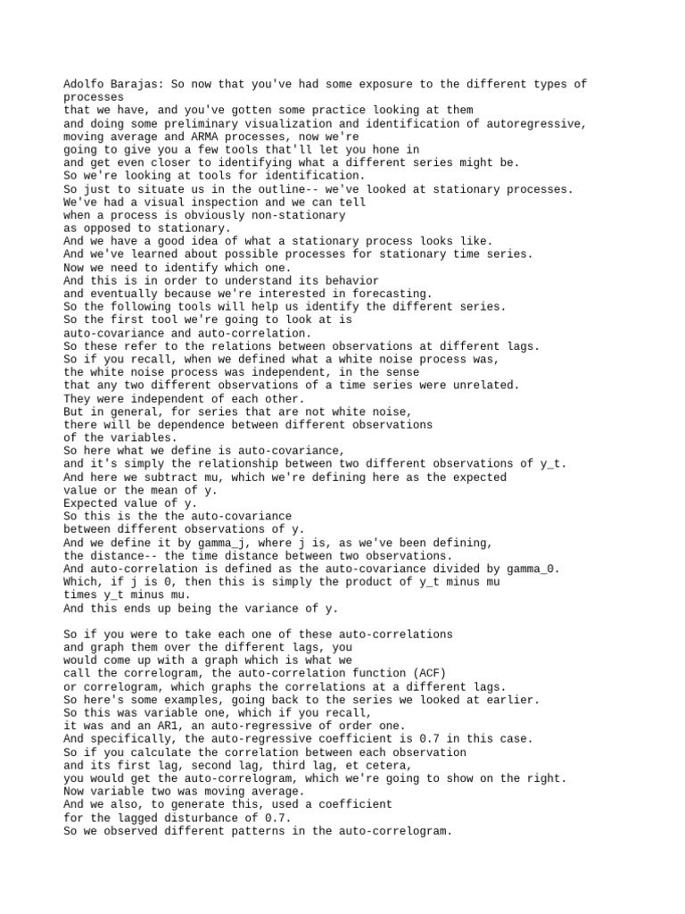 Session 03 Part 1-Eem Português | PDF | Autocorrelation | Stationary Process