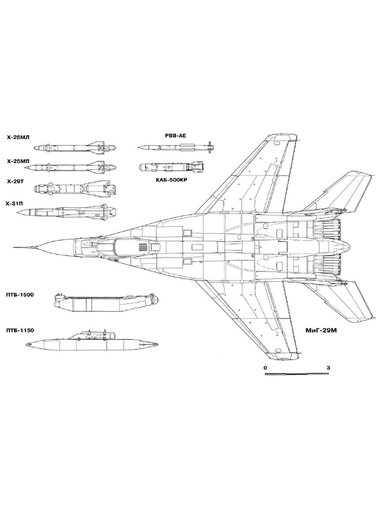 Mig 29 3view 006g | PDF