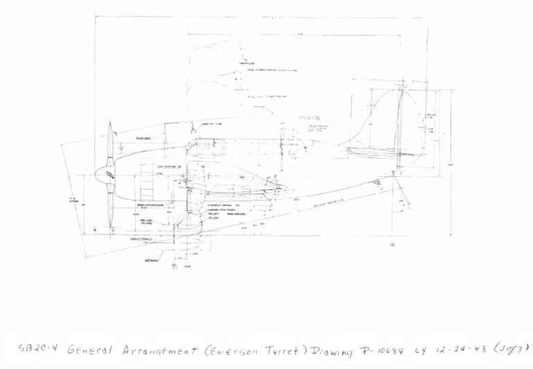 Avialogs 1003406 sb2c 4 - Helldiver - Ga - Drawing - 12 24 43 | PDF