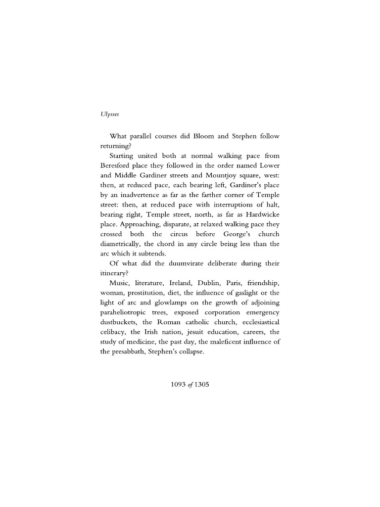 Ulysses 1 | PDF