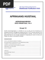 Afrikaans - Gr10 - Vraestel 3 - Oktober 2023 | PDF