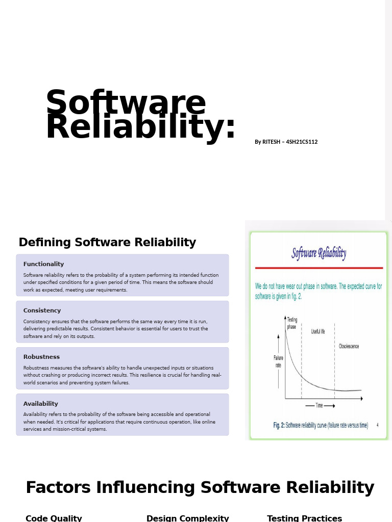 Software Reliability Ensuring Robust and Dependable Systems | PDF ...