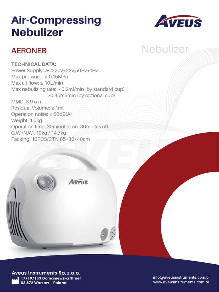 AV Aeroneb Nebulizer | PDF