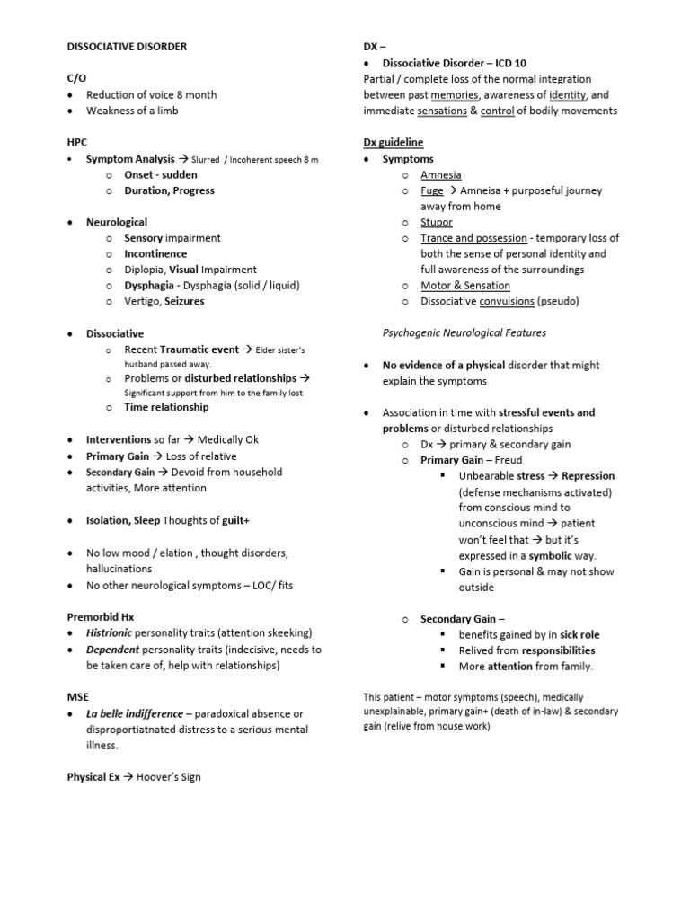 Understanding Dissociative Fugue | PDF | Dissociation (Psychology ...