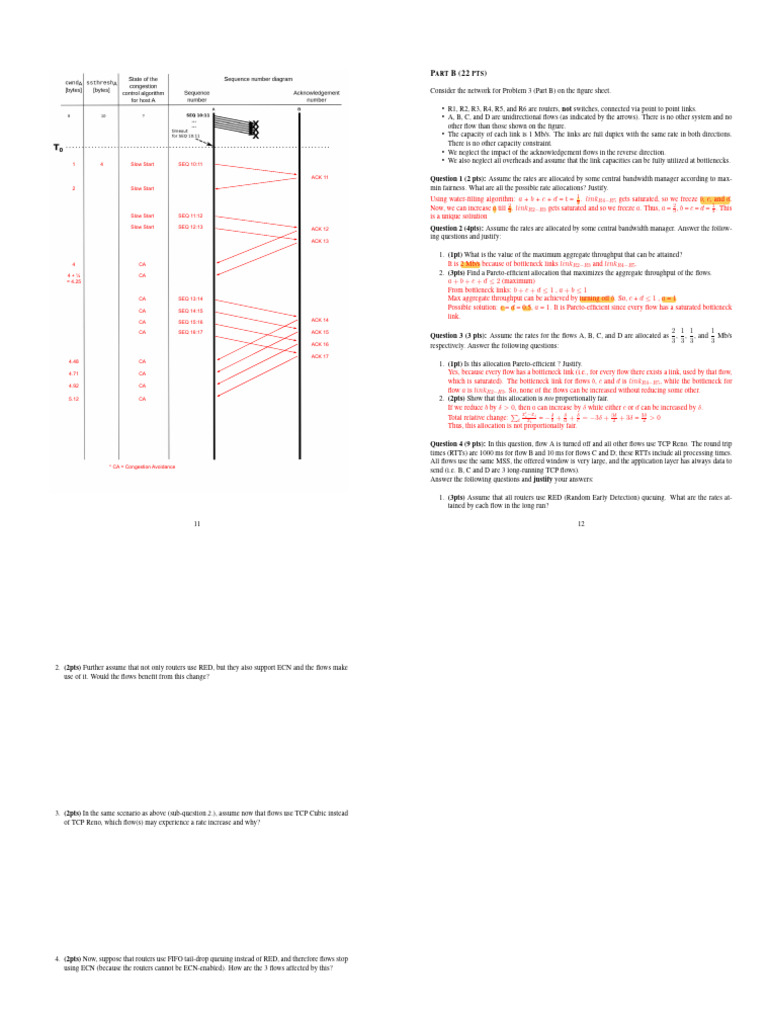 COM407-Sol Pb3 Sidebyside | PDF | Transmission Control Protocol | Network Congestion