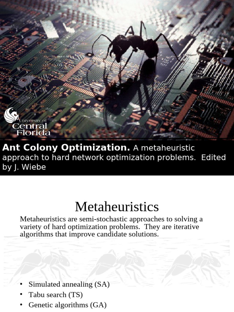 antColonyOpt (1) | PDF | Metaheuristic | Applied Mathematics