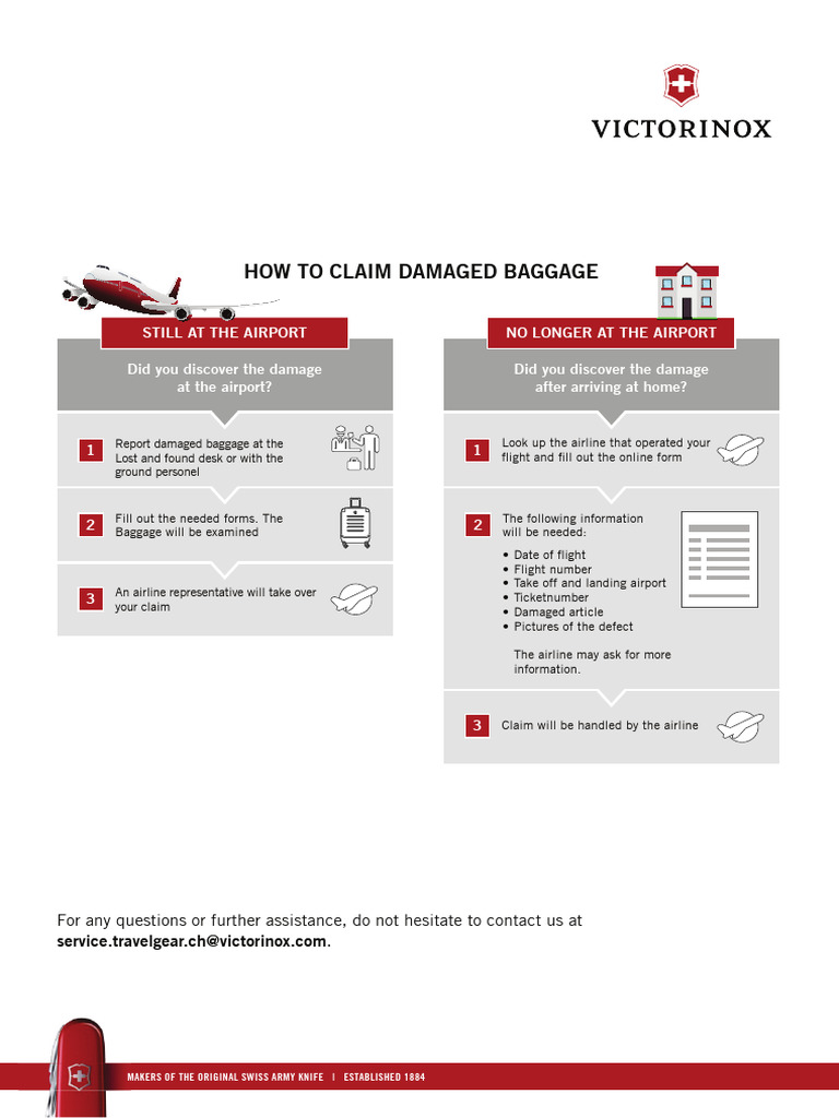 How To Claim Damaged Baggage | PDF