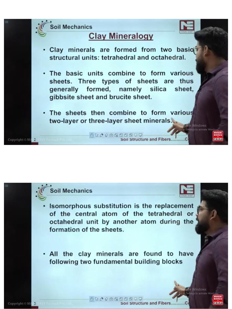 Clay Mineralogy, Soil Water, Soil Structure, and Fibers | PDF