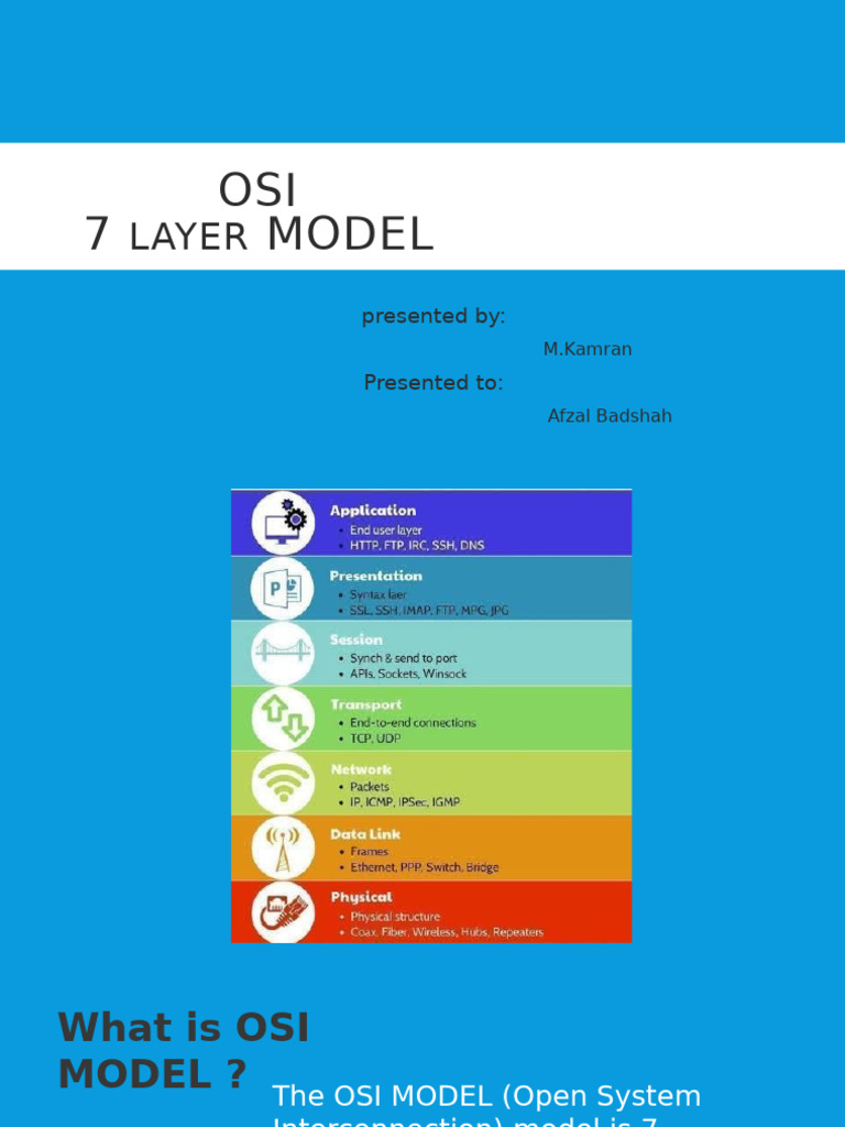 OSI 7 Model: Layer | PDF