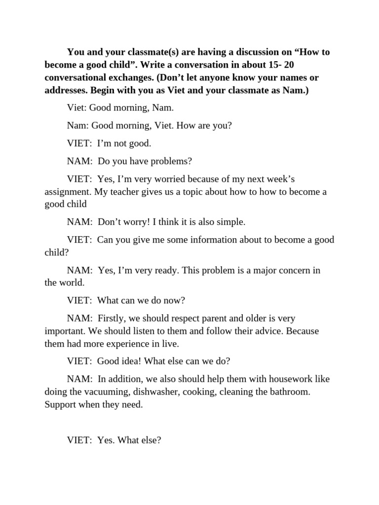 You and Your Classmate | PDF