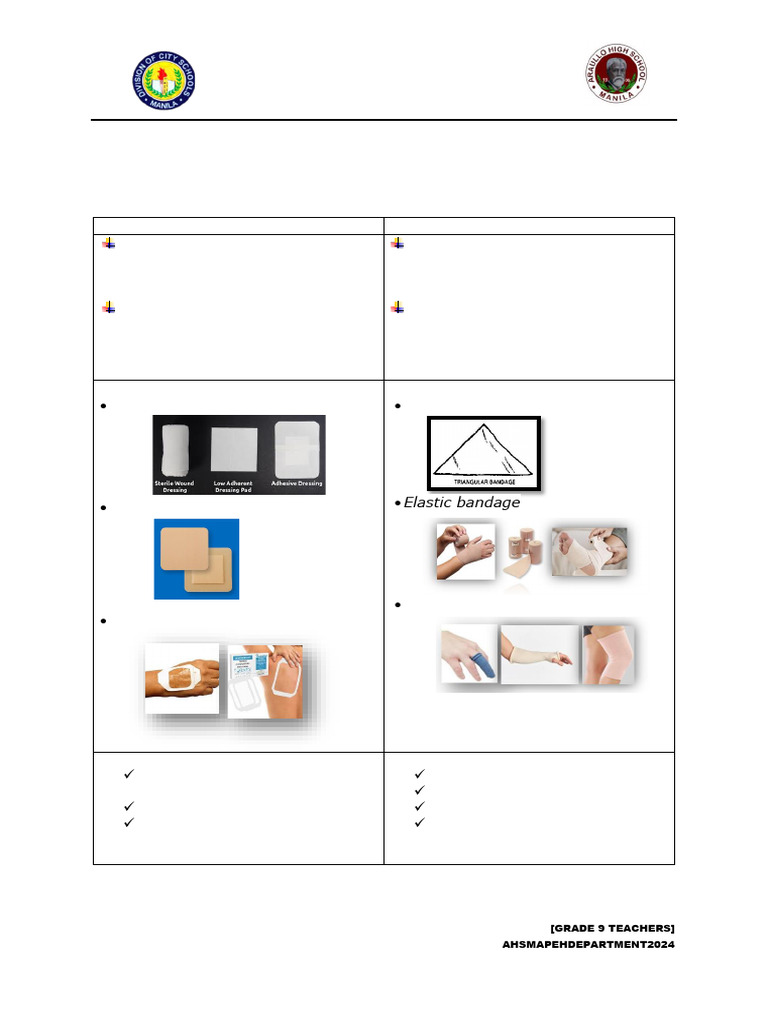 Wound Dressing and Bandaging Guide | PDF | Wound