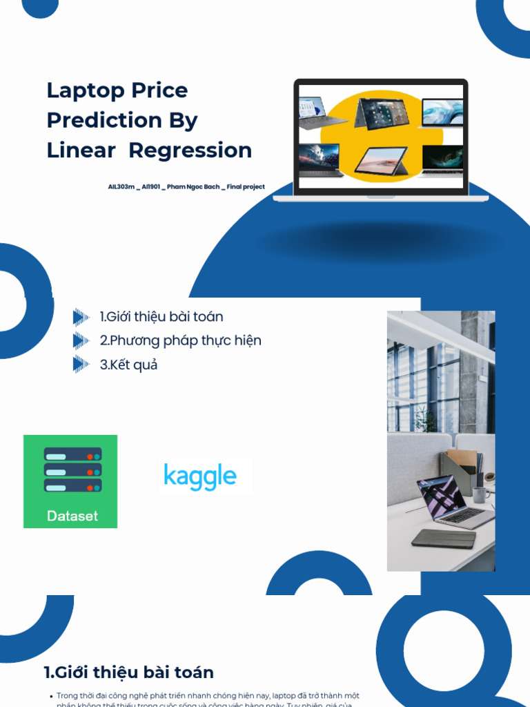 White and Blue Professional Modern Technology Pitch Deck Presentation | PDF