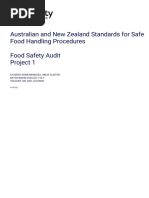 FSSAI Audit Checklist | PDF | Audit | Food Safety