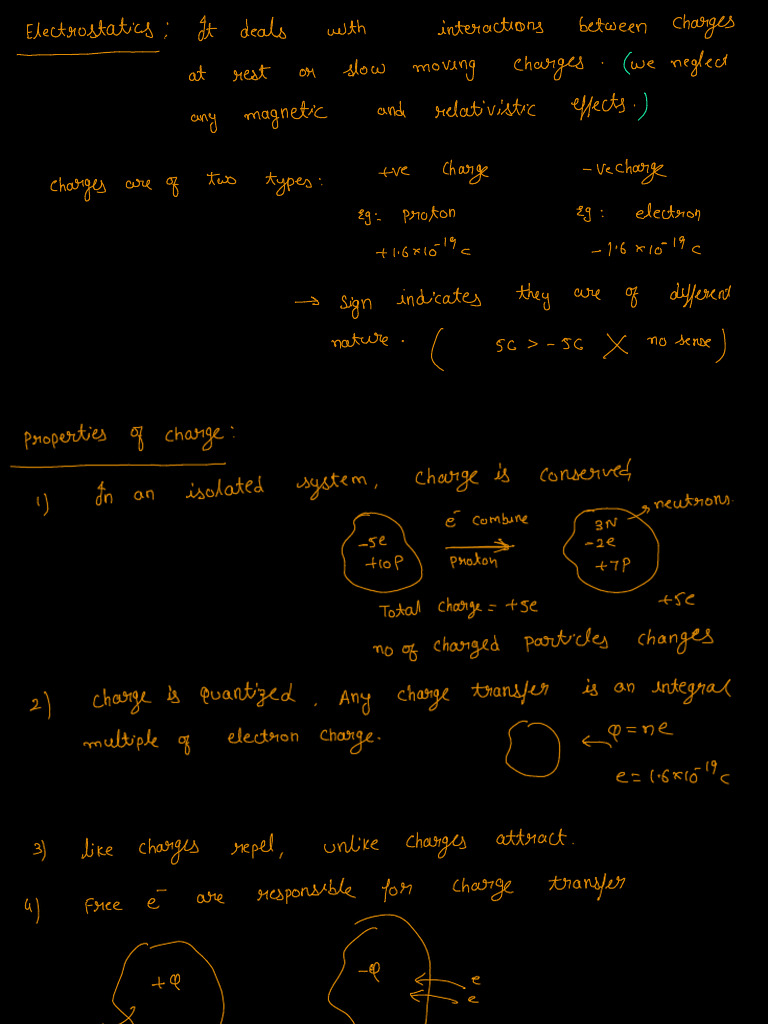 Electrostatics | PDF