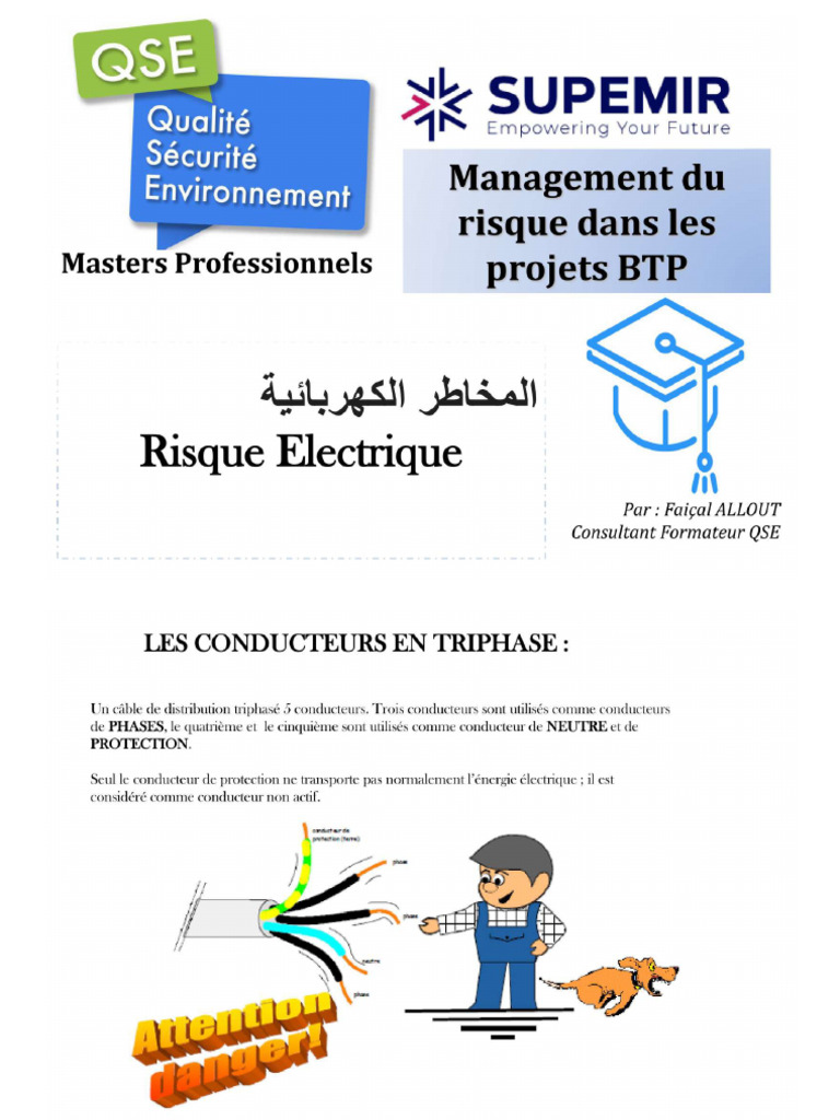 6-Management du risque dans les projets BTP - Risque Electrique-VF AM | PDF