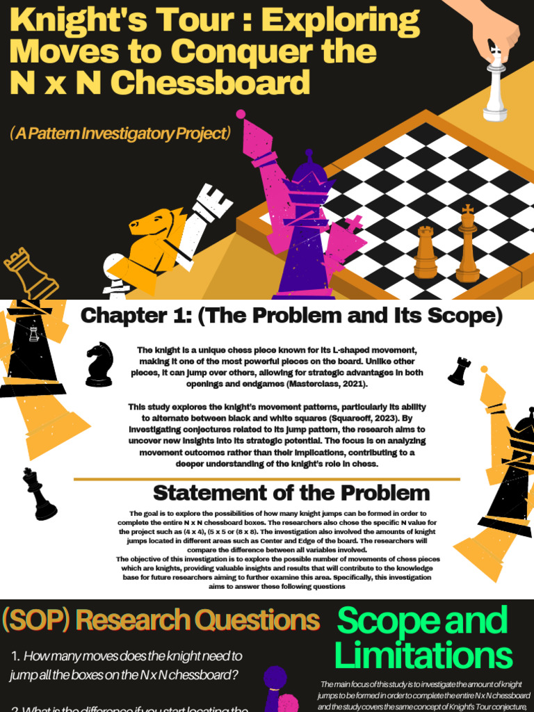 Knight's Tour - Group 6 | PDF | Chess | Mathematics