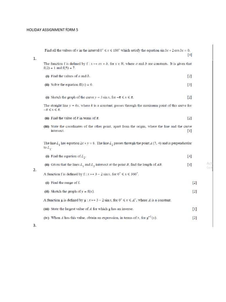 F5 Mathematics | PDF