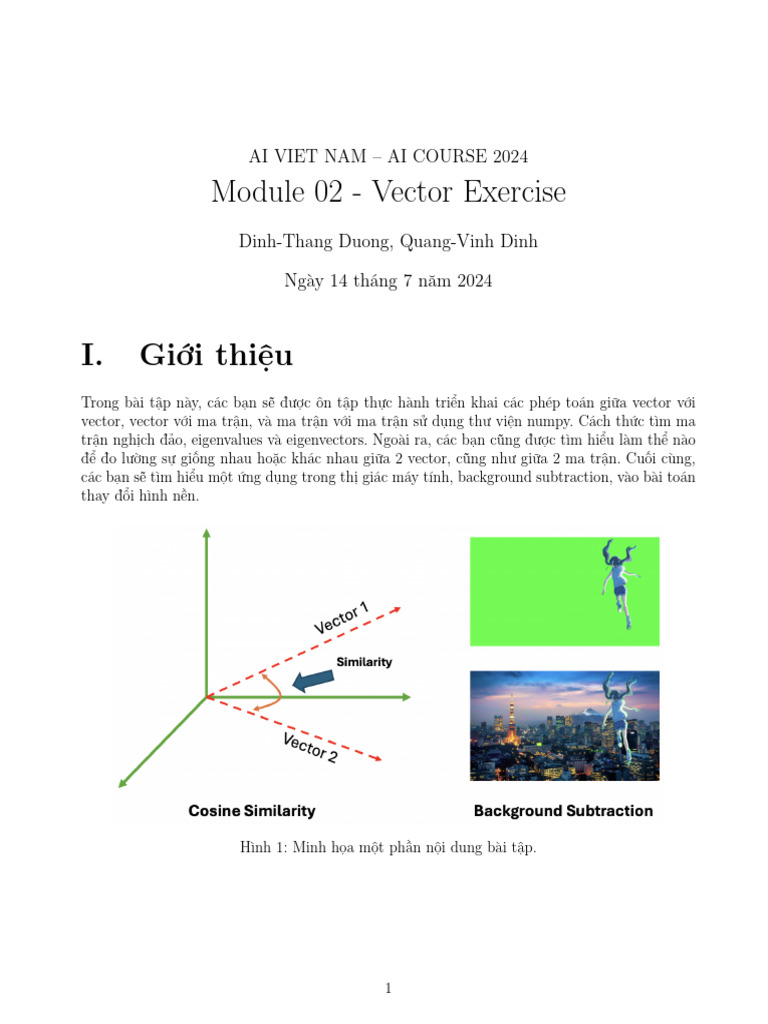 AIO2024 - Exercise - Vector Description | PDF