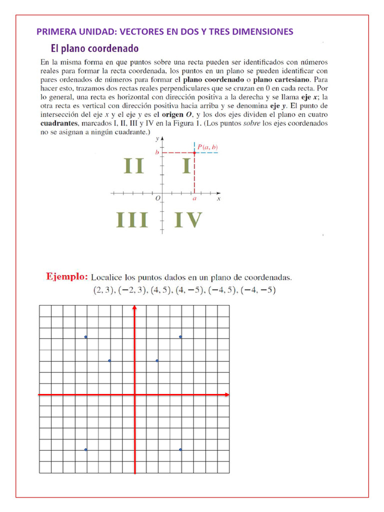 Sesión 1 Plano Cartesiano Resuelto | PDF