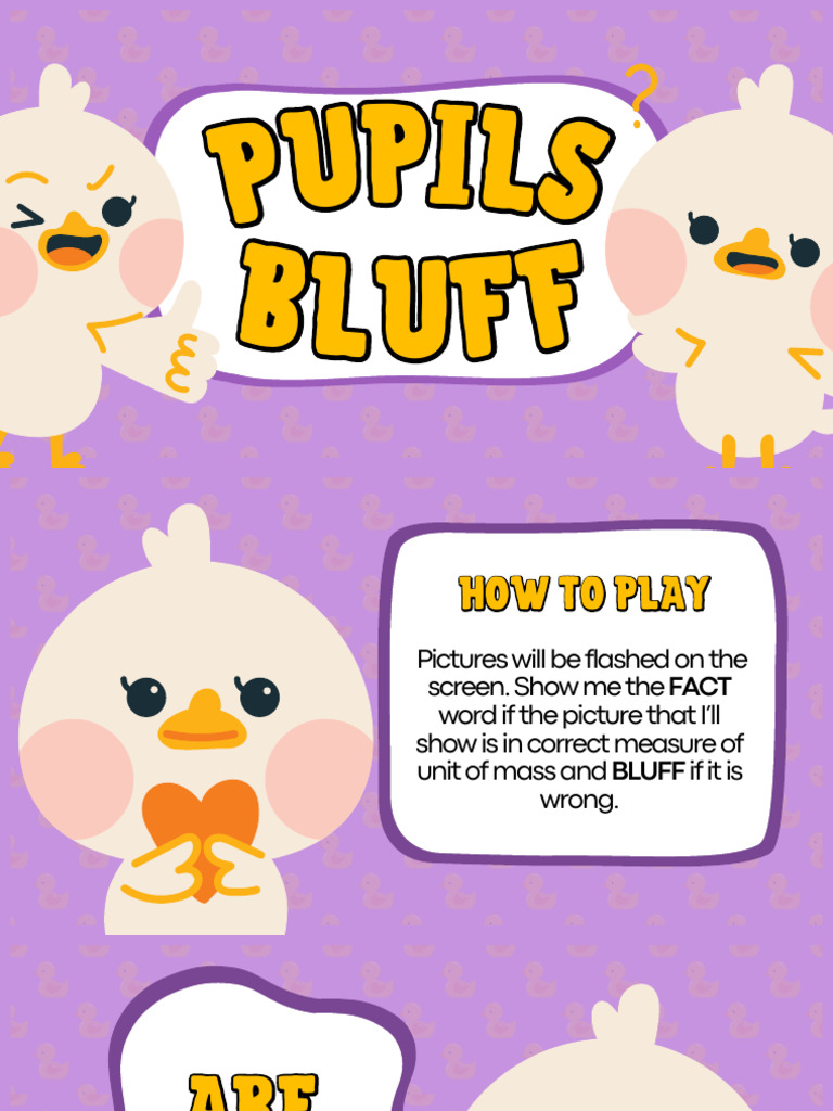 Ice Breaker Fact or Bluff Education Presentation in Purple Yellow Cute ...