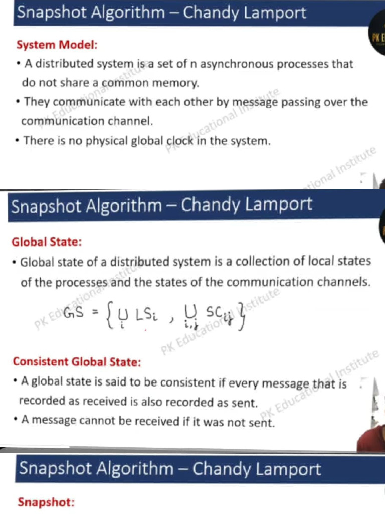 Snapshot For FIFO Channel | PDF | Distributed Computing | Concurrent ...