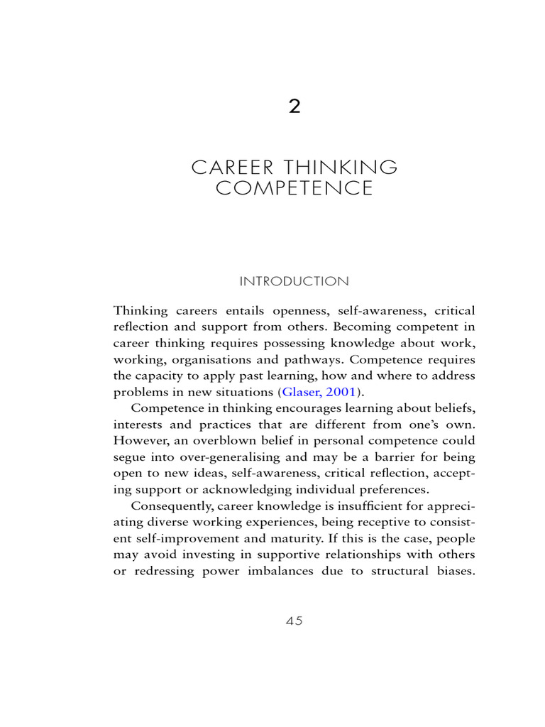 Careers Thinking, Strategising and Prototyping - (Part I-Thinking ...