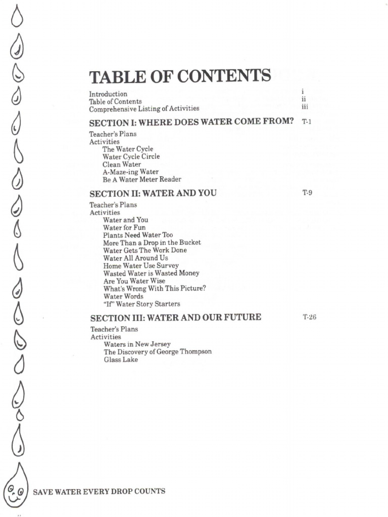 Water On Earth Every Drop Counts 02 | PDF