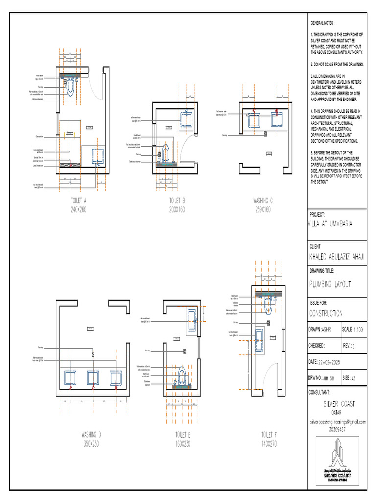 Umm-Ebairiya Plumbing Layout | PDF | Tap (Valve) | Wall