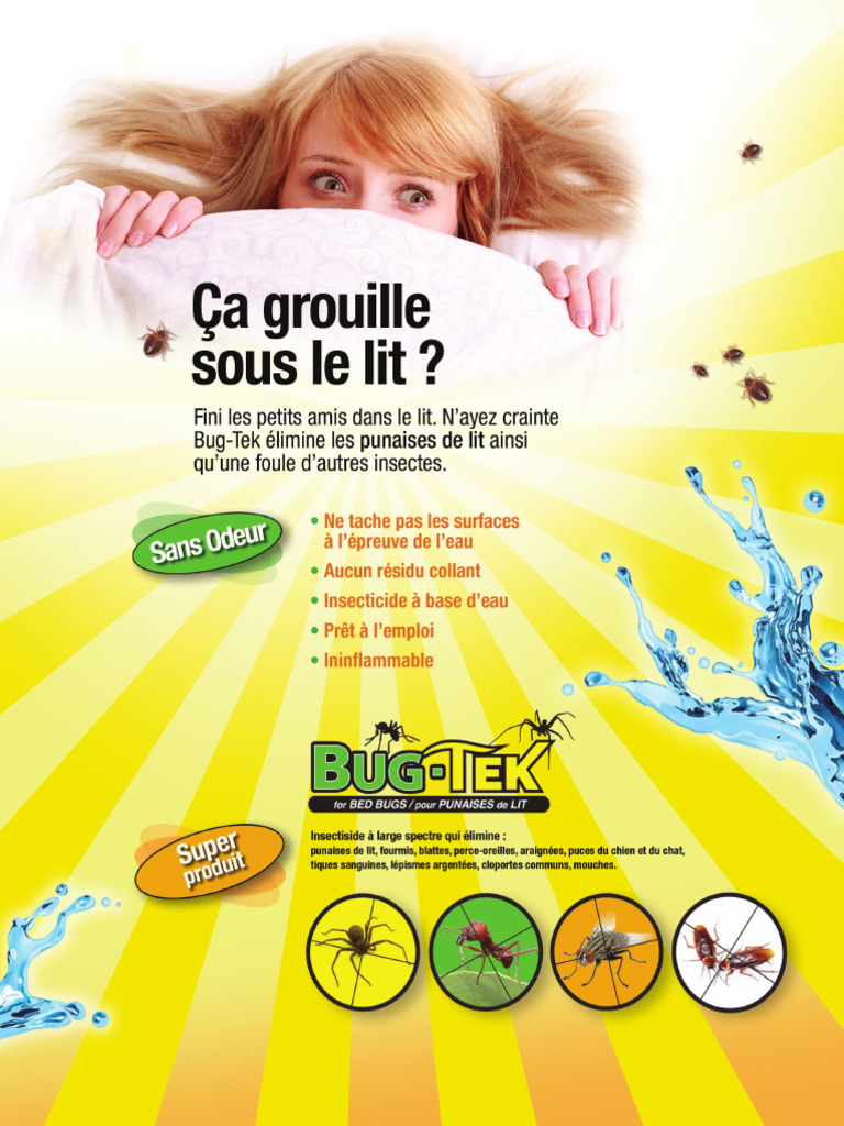 FICHE TECHNIQUE -BUG-TEK INSECTISIDE PUNAISES | PDF