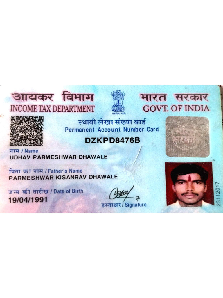 Pan Card Udhav | PDF