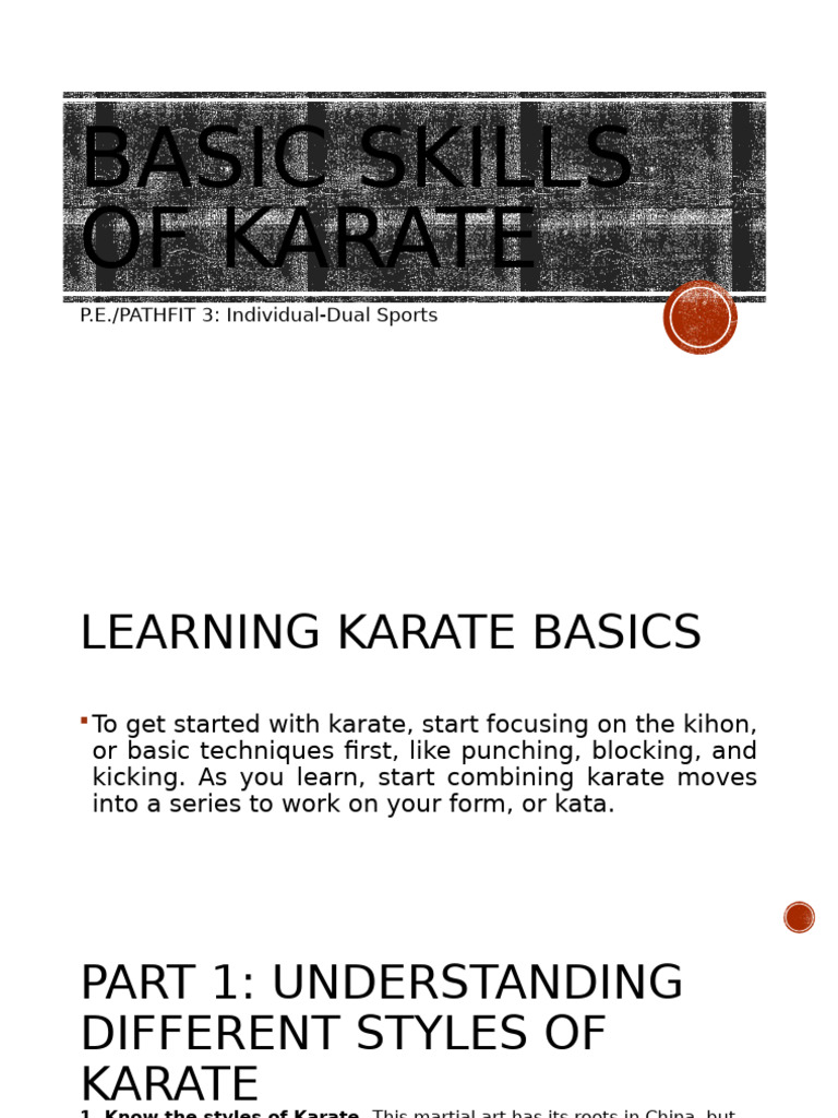Pe Report | PDF | Karate | Individual Sports