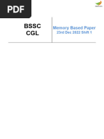 BPSC Aedo Sample Paper | PDF