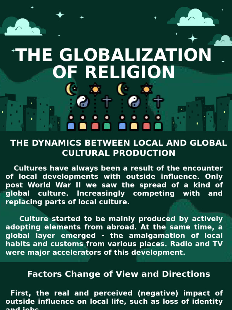 Globalization Religion | PDF | Psychological Attitude | Social Psychology