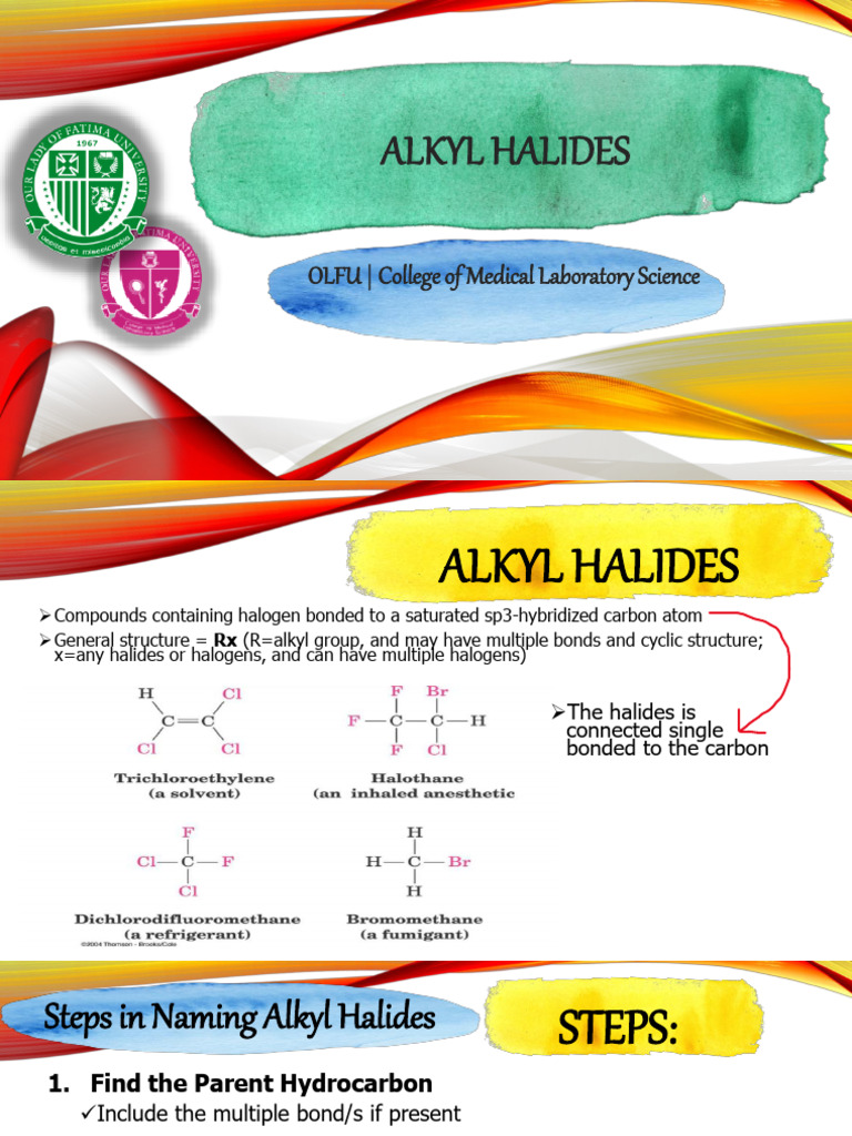 Understanding Alkyl Halides | PDF | Chemical Reactions | Organic Chemistry
