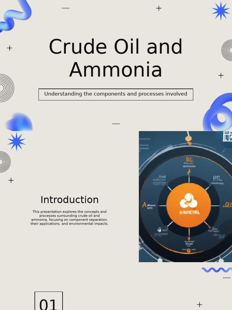 Crude Oil and Ammonia | PDF | Petroleum | Ammonia