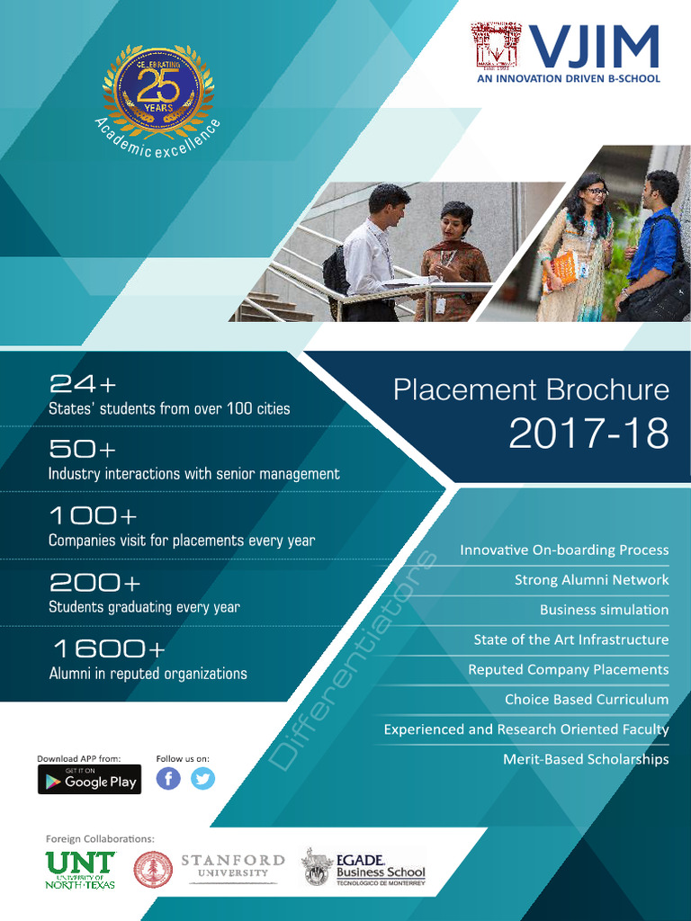 VJIM: Top B-School Placement Insights | PDF | Business | Marketing