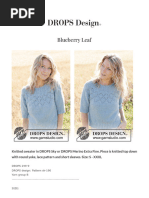 Halibut Sweater | PDF | Gauge (Knitting) | Knitting