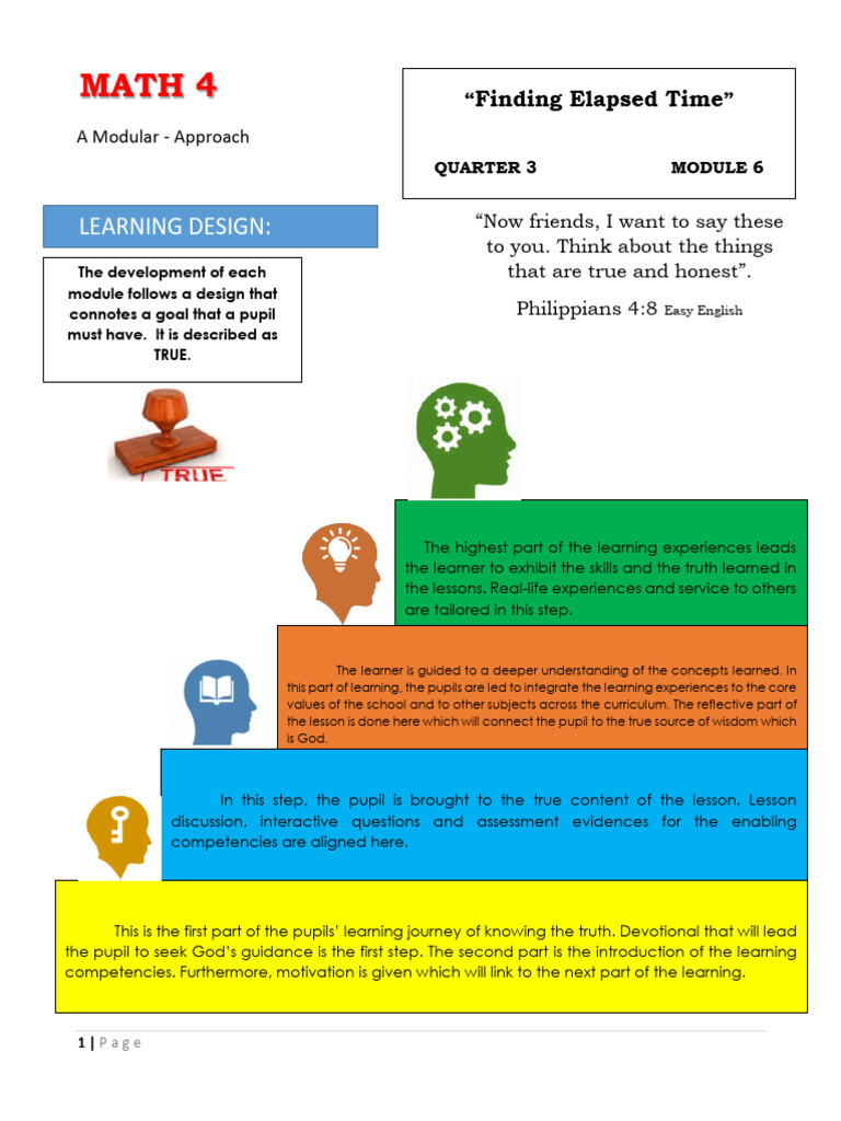 MATH-4-MODULE 6- 3RD QUARTER for CPUC | PDF | Learning | Wisdom
